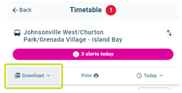 Maps, apps & guides » Metlink
